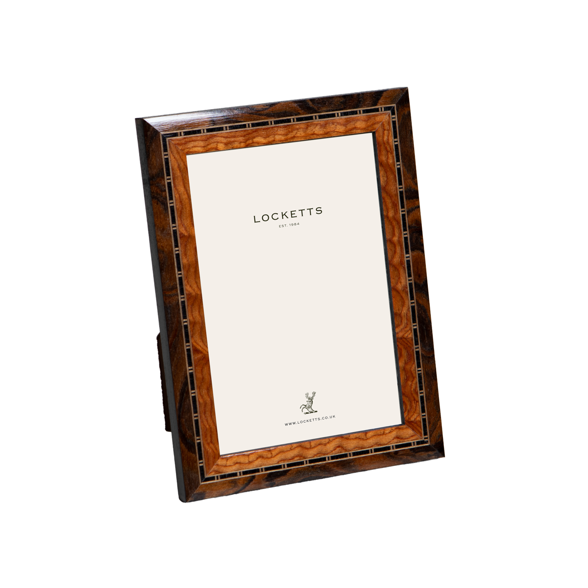 Walnut Yew Inlaid Photo Frame | Locketts